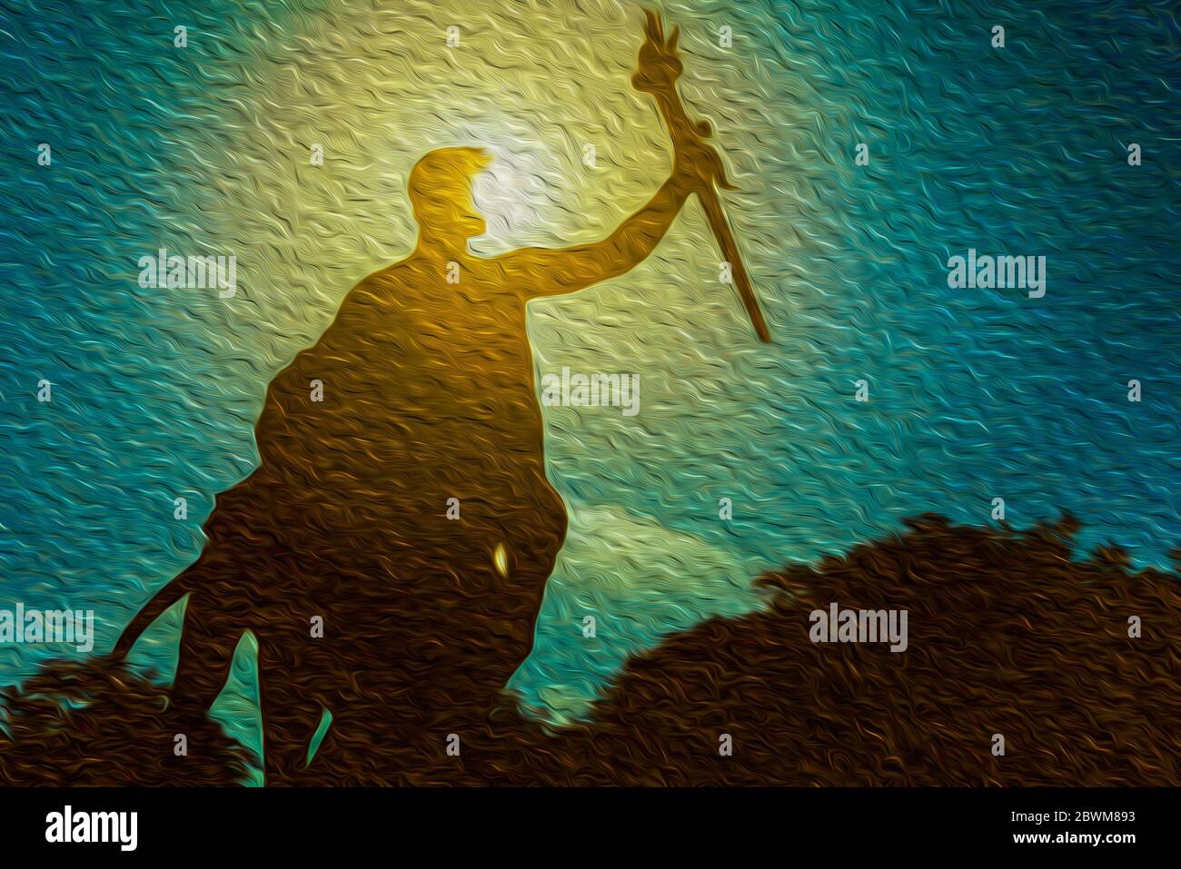 Heroic pose hi-res stock photography and images - Alamy