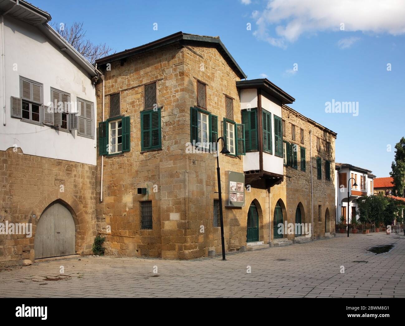 Old street in Nicosia. Cyprus Stock Photo - Alamy