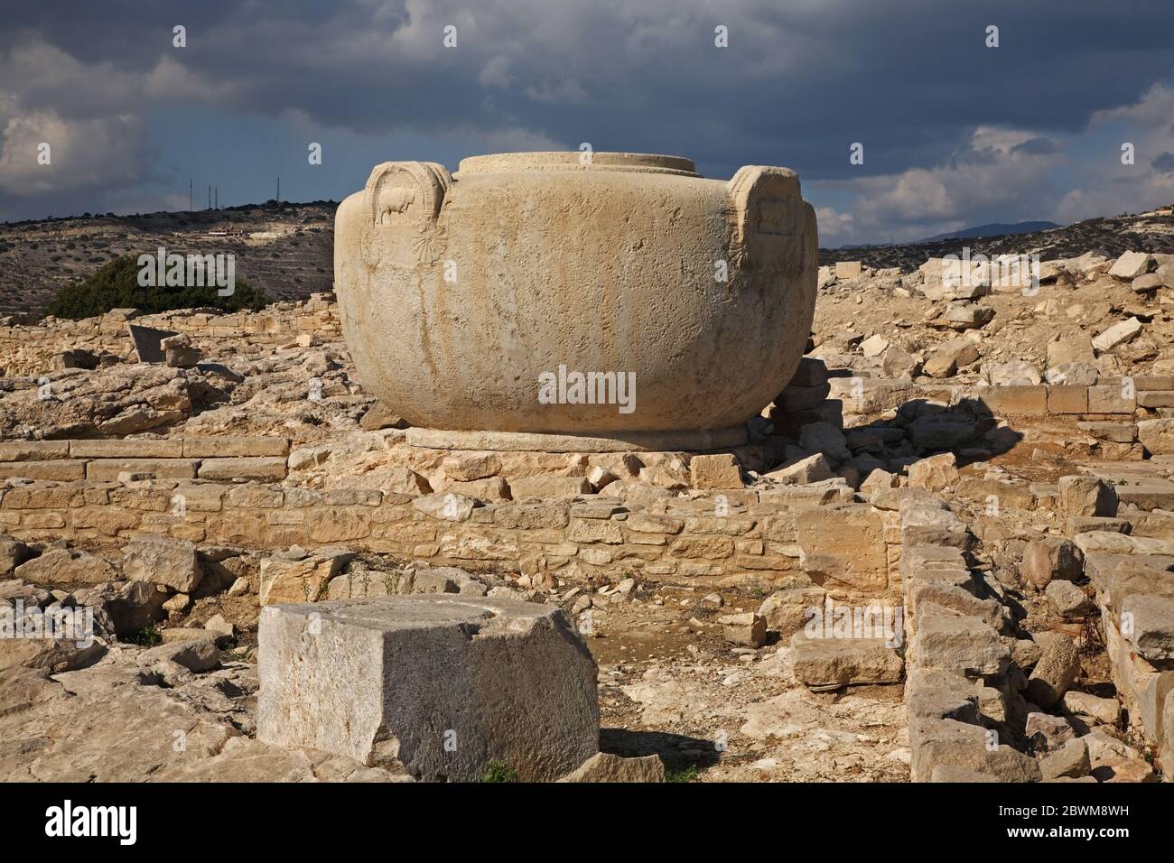Ruins of ancient Amathus in Limassol. Cyprus Stock Photo - Alamy