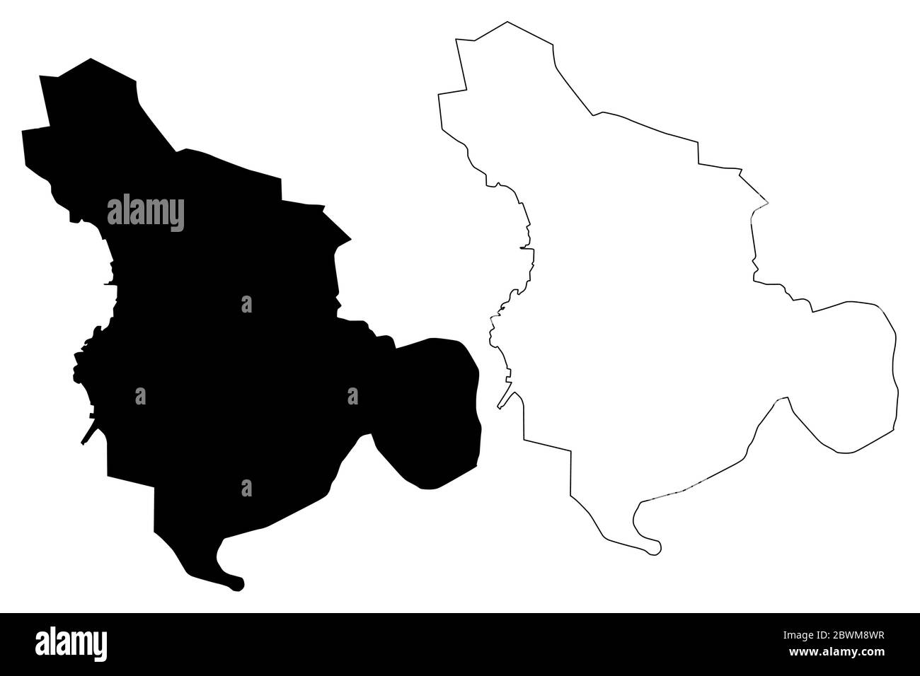 Isfahan province map hi-res stock photography and images - Alamy