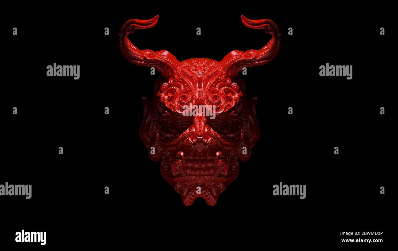 Oni illustration hi-res stock photography and images - Alamy