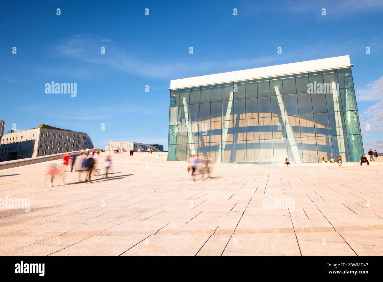 Glass facade oslo opera house hi-res stock photography and images - Alamy