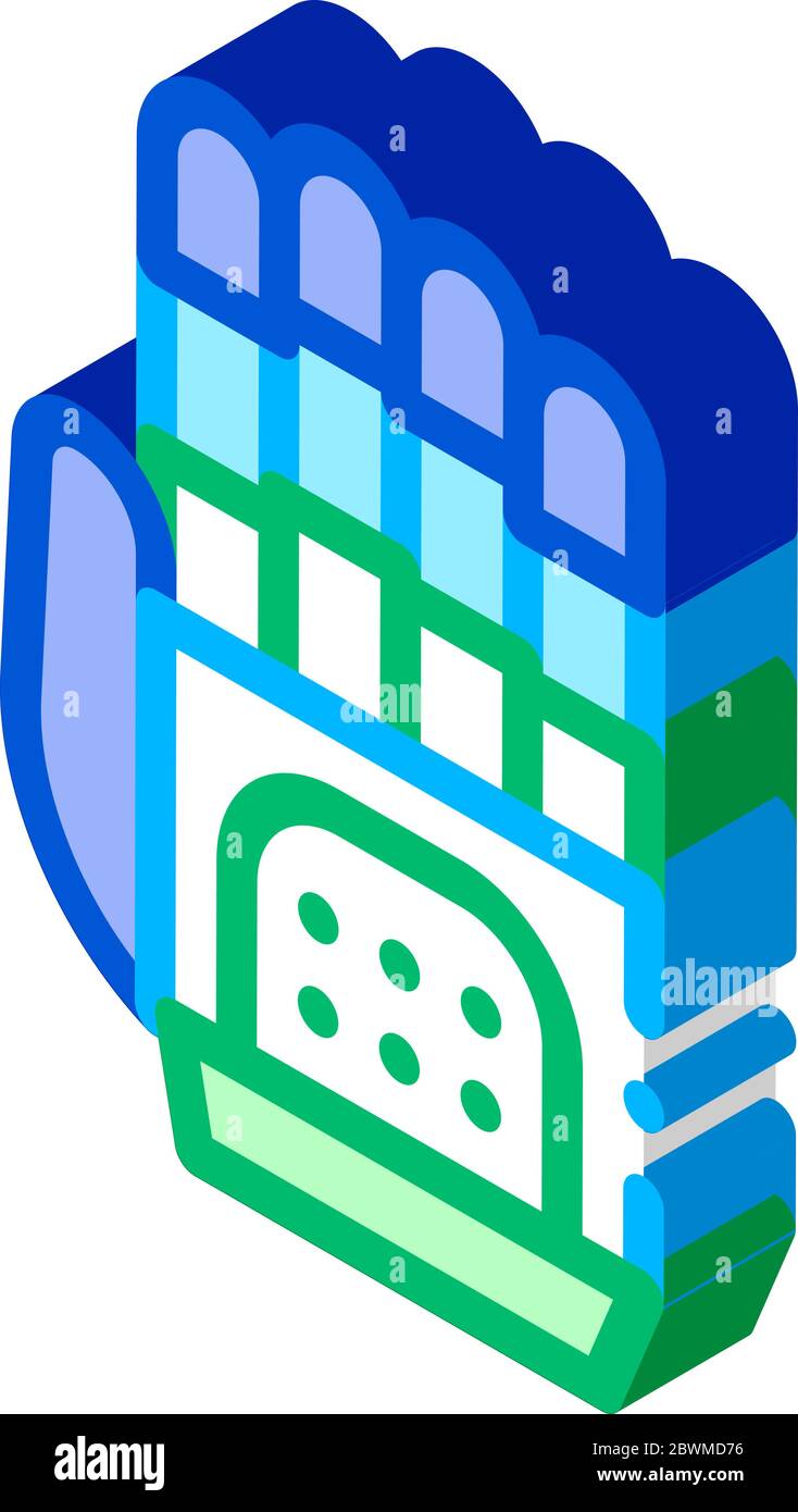 Cyber Hand Artificial Intelligence isometric icon vector illustration ...