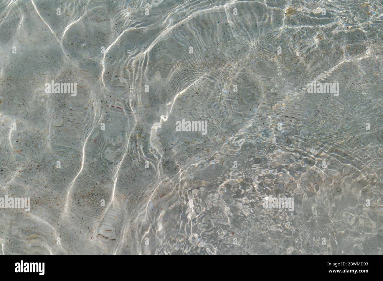 A beautiful reflection on the surface of the clear water hi-res stock ...