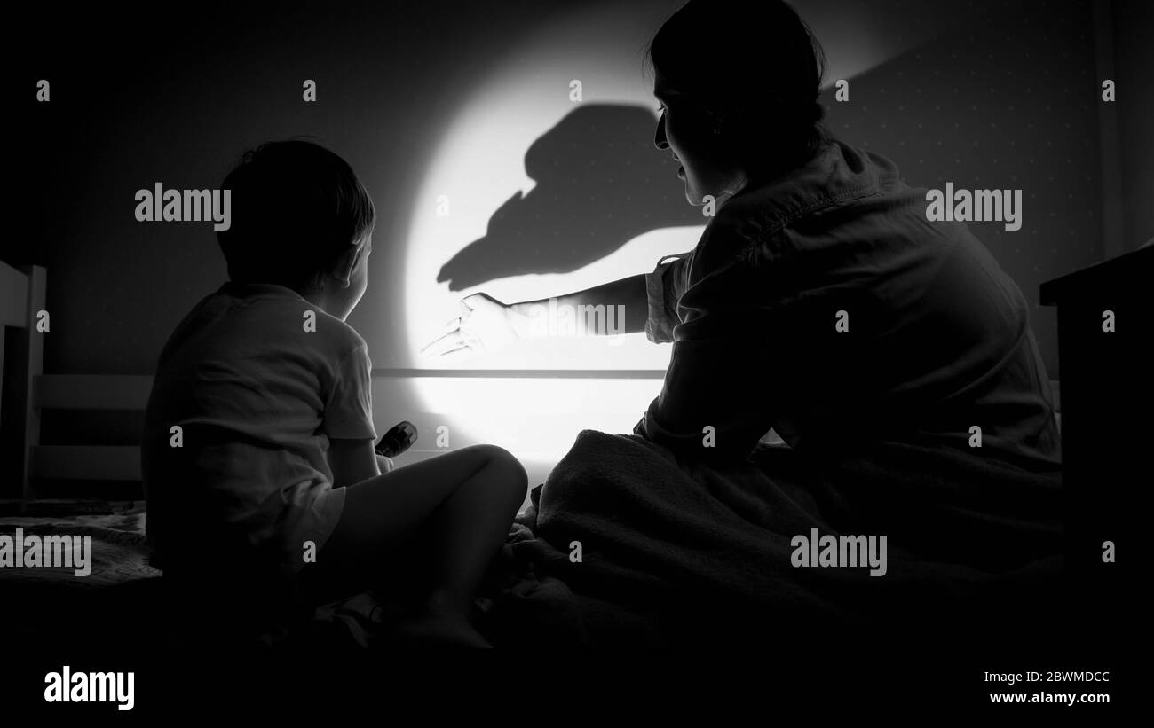 Shadow shadows child Black and White Stock Photos & Images - Alamy