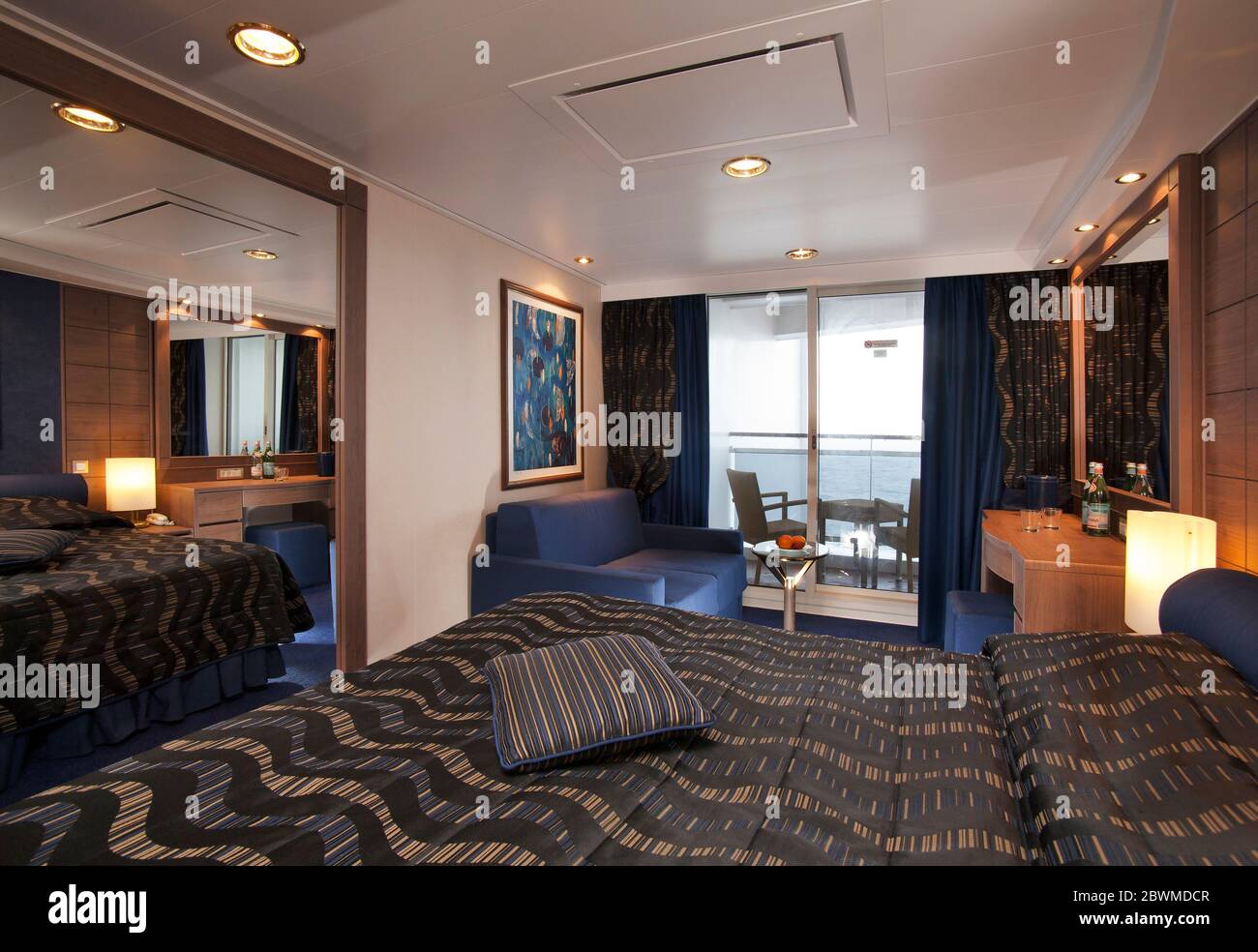 Interior of cruise ship MSC Poesia Stock Photo - Alamy
