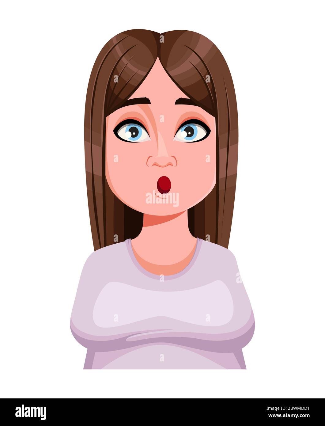 Shocked Cartoon Character