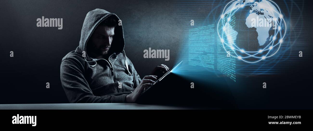 Hacker prints a code on a laptop keyboard to break into a cyberspace ...