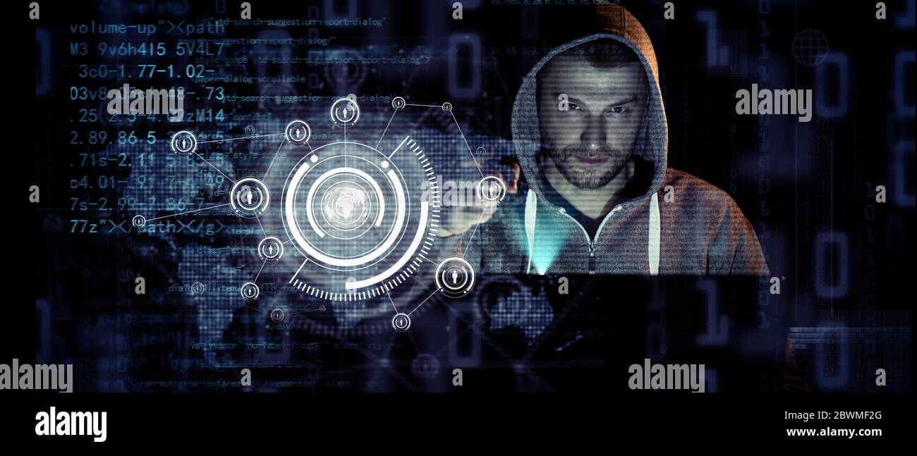 Hacker prints a code on a laptop keyboard to break into a cyberspace ...