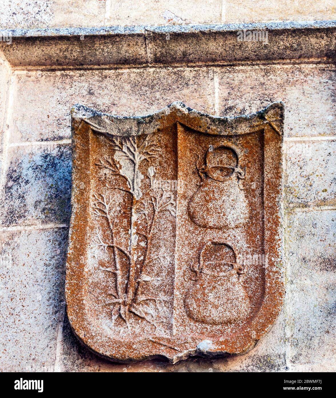 Escudo de la Casa de los Hinojosas Calderón y Solís. Trujillo. Cáceres ...