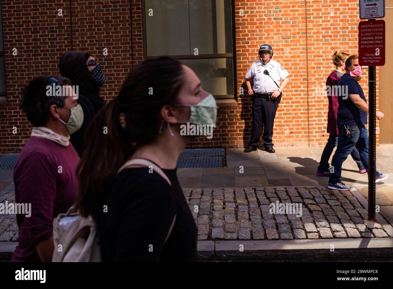 Philadelphia, Pennsylvania / USA. Thousands of people marched through ...