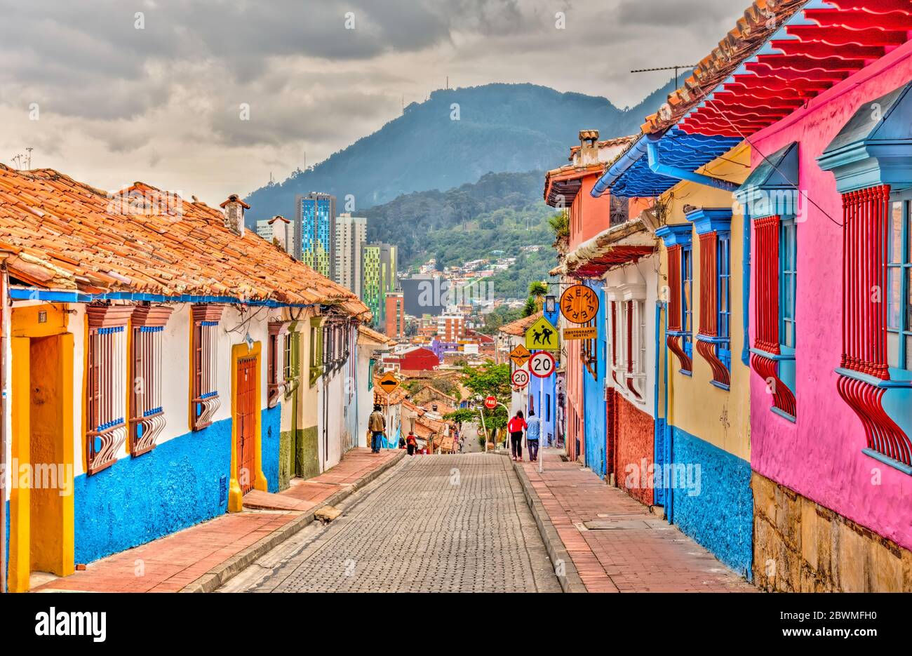 Bogota, La Candelaria, HDR Image Stock Photo - Alamy