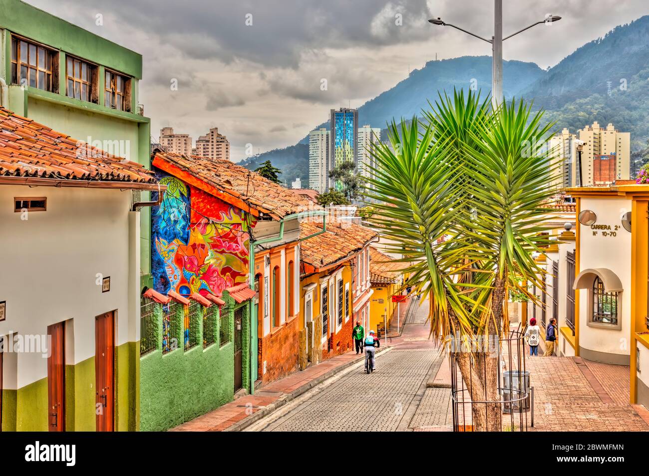 Bogota, La Candelaria, HDR Image Stock Photo - Alamy