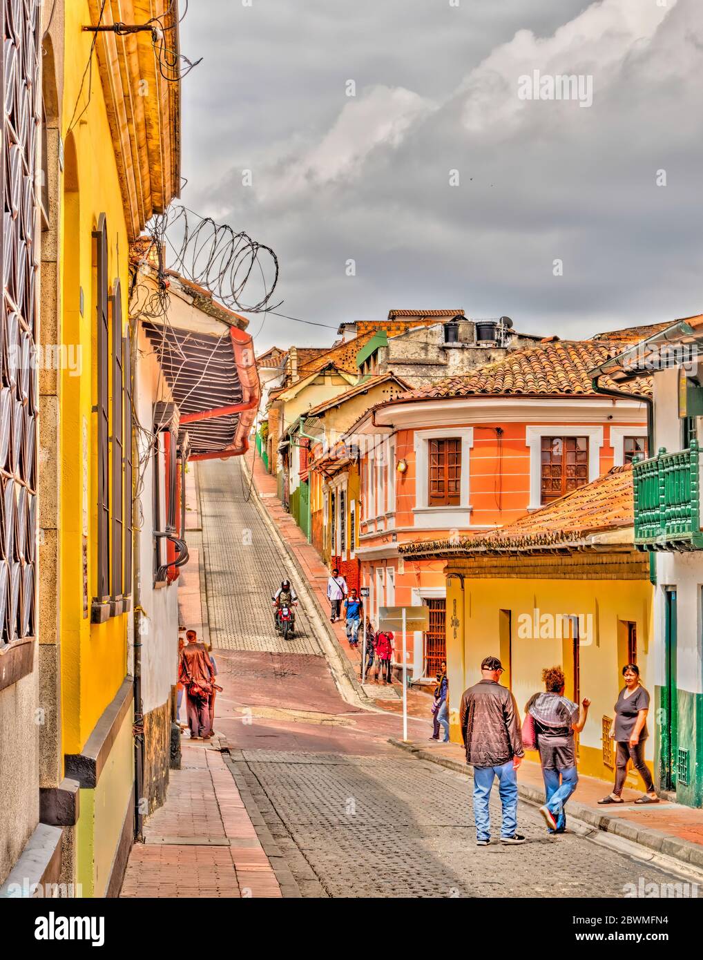 Bogota, La Candelaria, HDR Image Stock Photo - Alamy