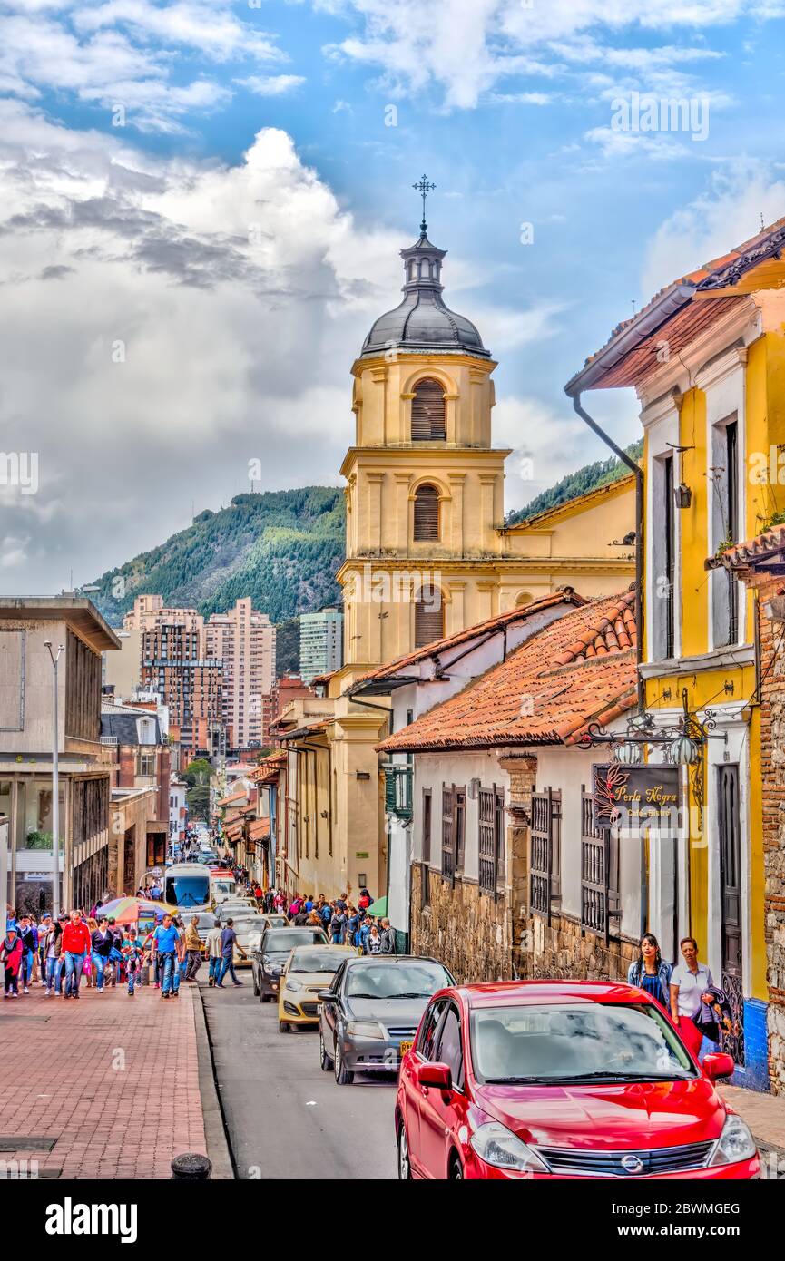 Bogota, La Candelaria, HDR Image Stock Photo - Alamy