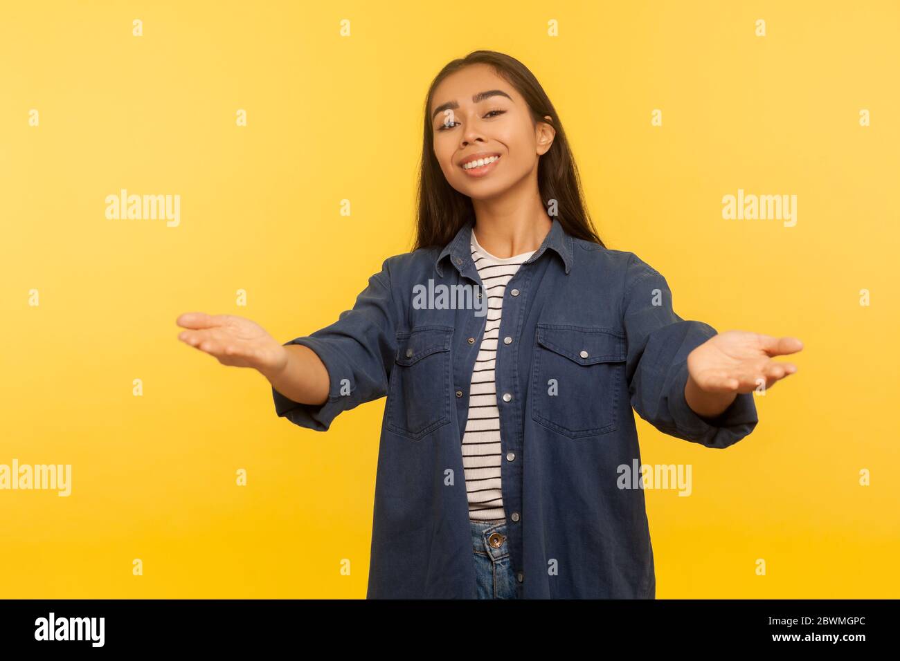 Kind girl hi-res stock photography and images - Alamy