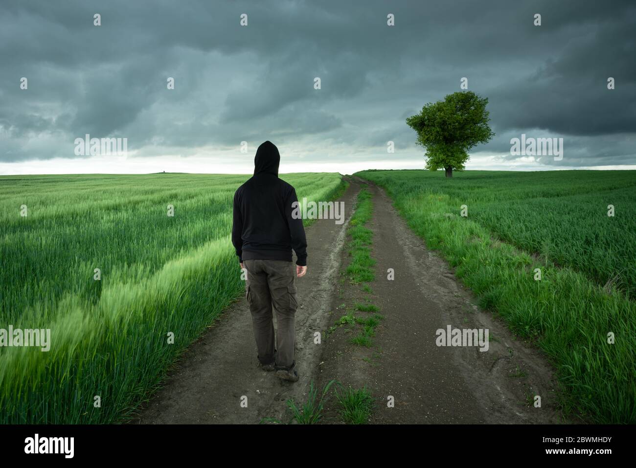 Walking walk dark clouds hi-res stock photography and images - Alamy