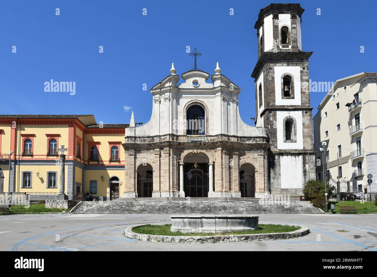 The facade of the church of Saint Mary Stock Photo - Alamy