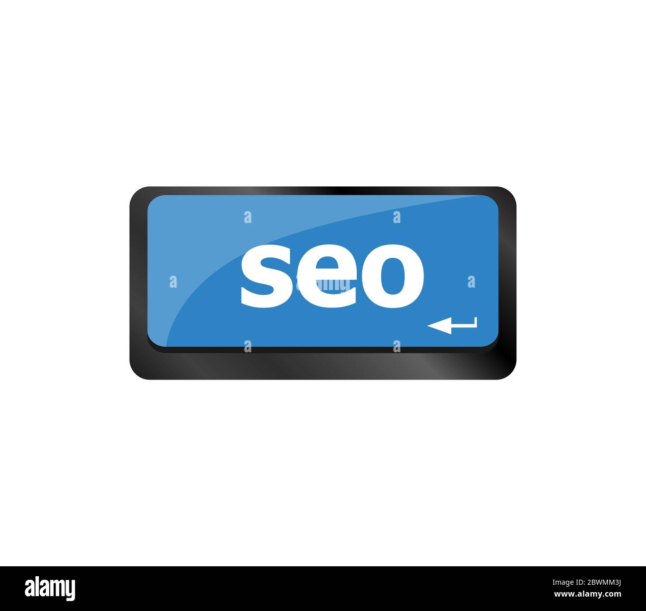 SEO button on the keyboard. Business concept Stock Photo - Alamy