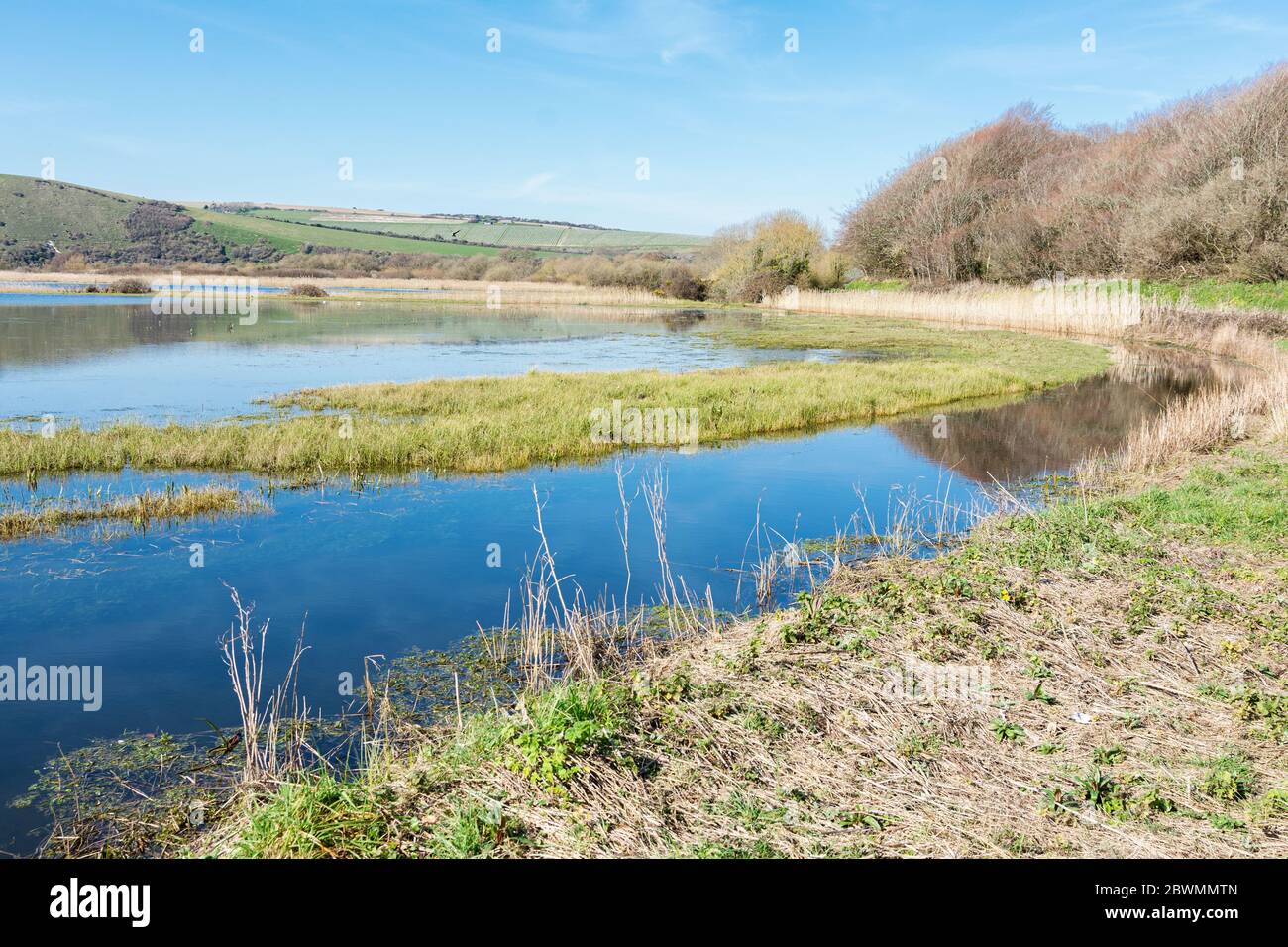 View of Cuckmere river, Sussex Stock Photo - Alamy