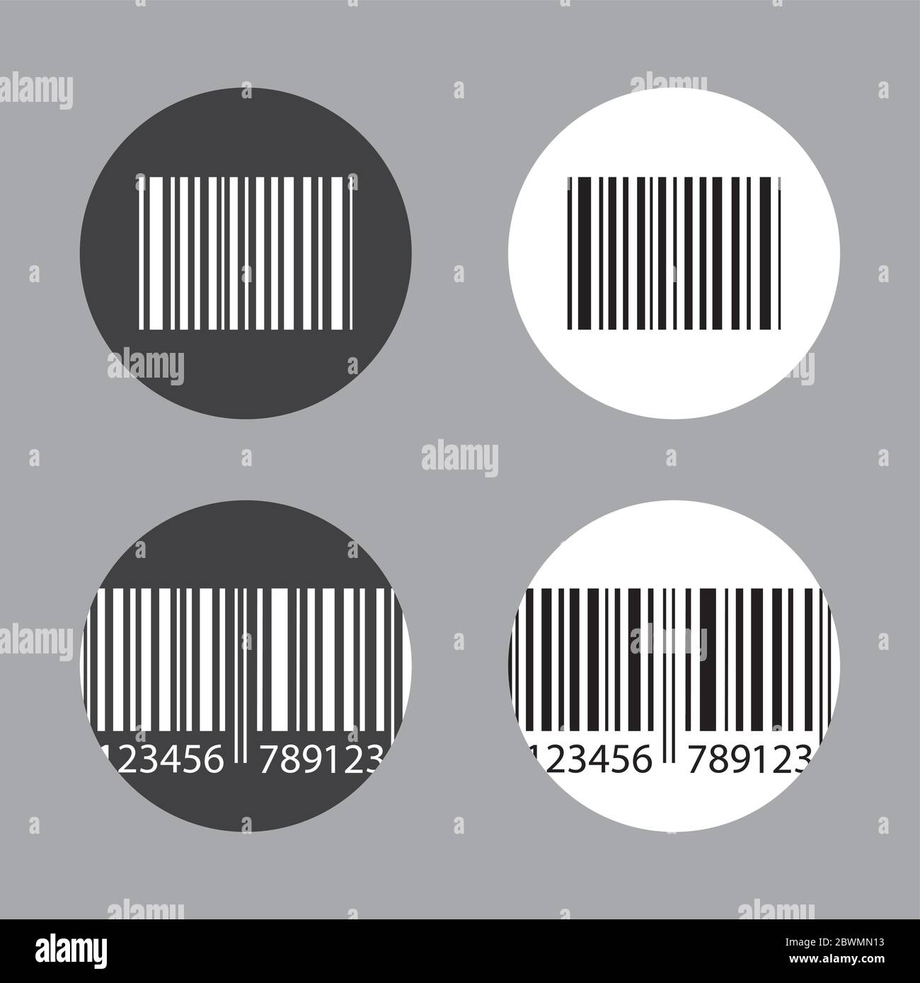 Set of Barcode icons,stock vector illustration Stock Vector Image & Art ...