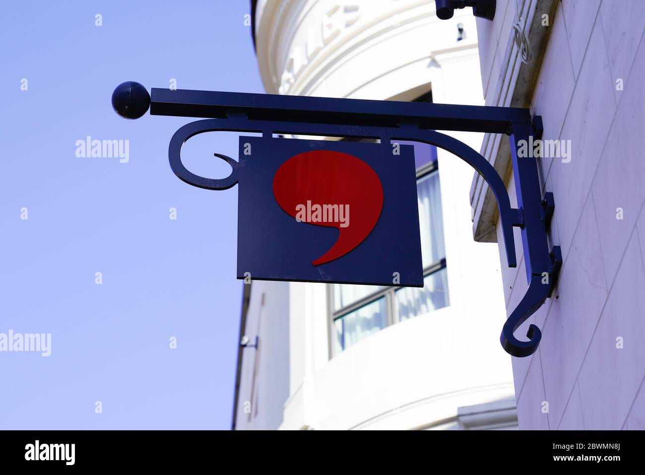 Bordeaux , Aquitaine / France - 05 05 2020 : Monoprix logo sign on city ...