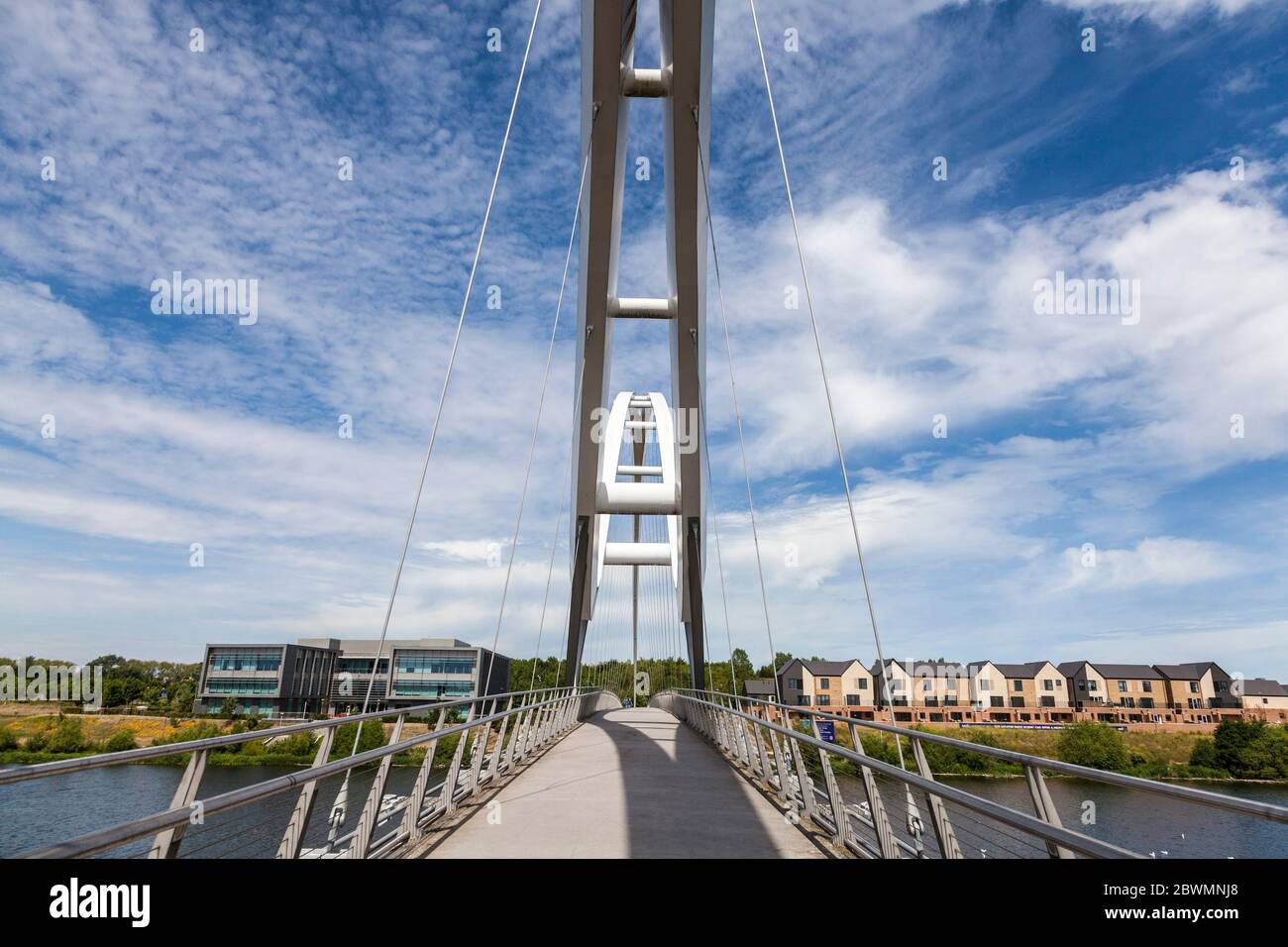 The Infinity Bridge in Stockton on Tees,England,UK Stock Photo - Alamy