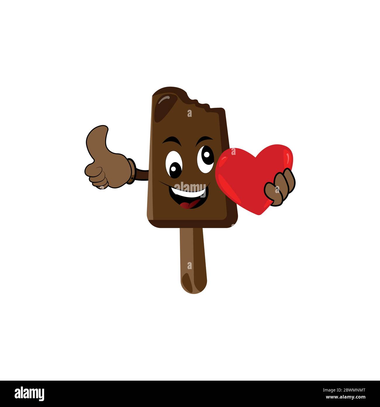 Cartoon character heart cake hi-res stock photography and images - Alamy