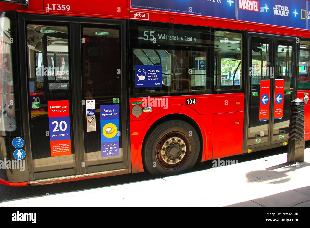 Tfl bus oyster hi-res stock photography and images - Alamy