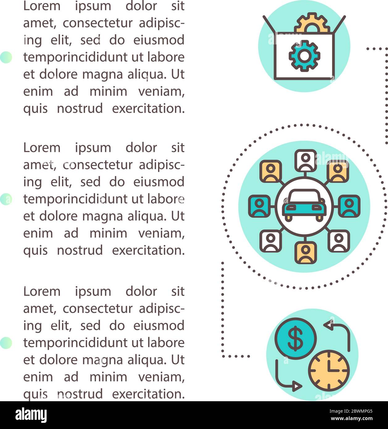 Share text concept isolated Stock Vector Images - Alamy