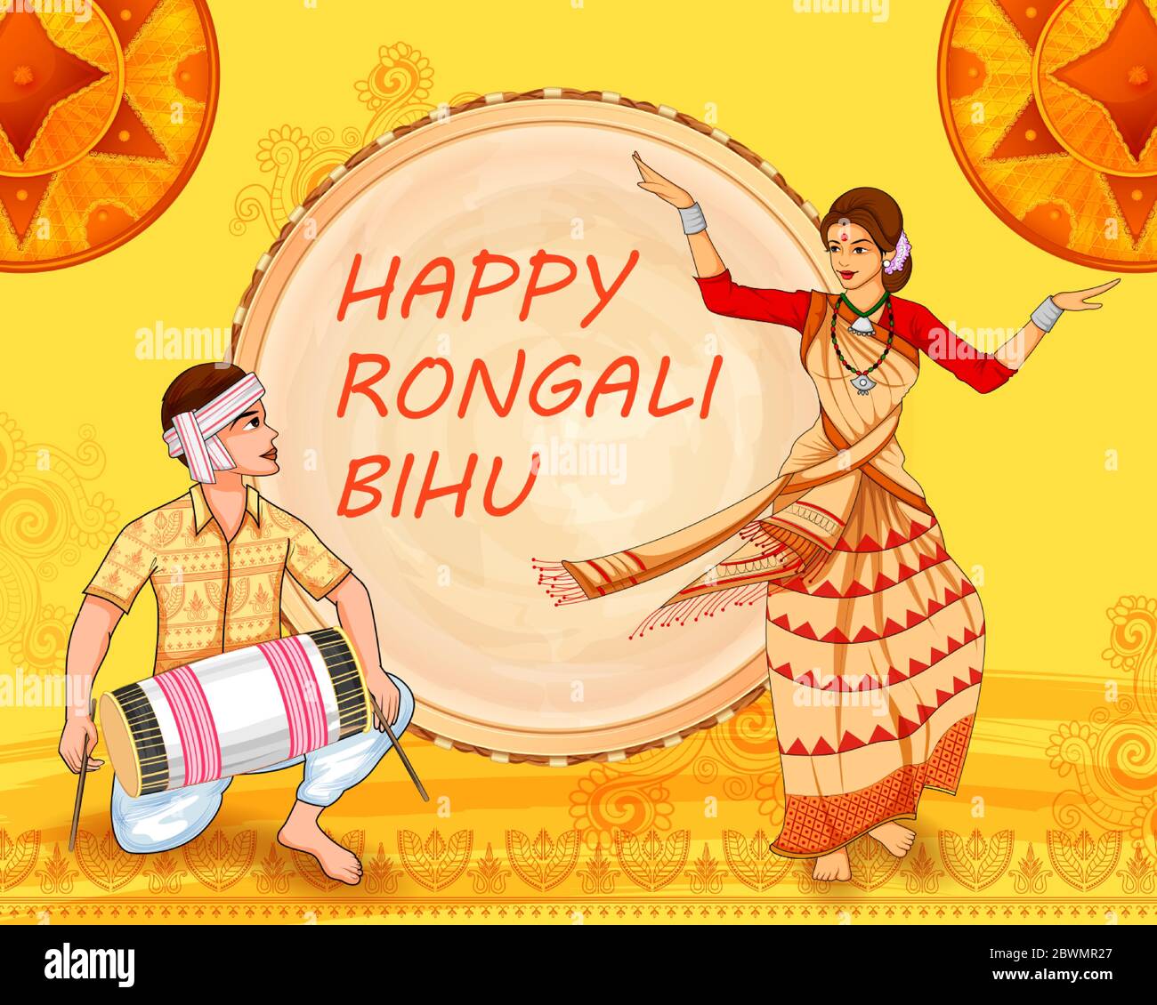 Assamese Bihu Dance High Resolution Stock Photography and Images - Alamy