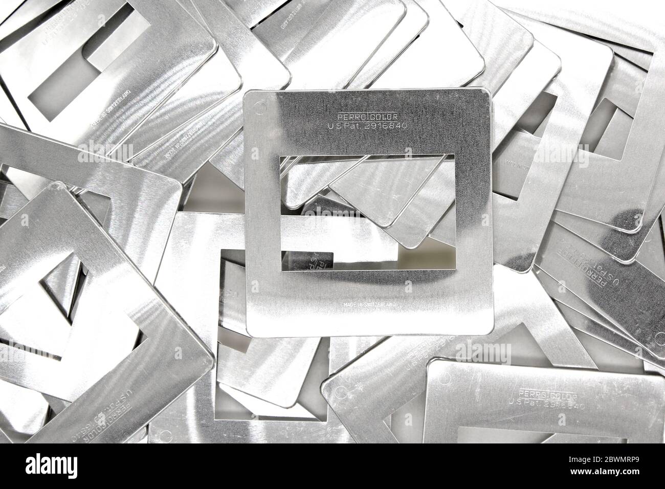 Agfa slide frame isolated on a white background Stock Photo - Alamy