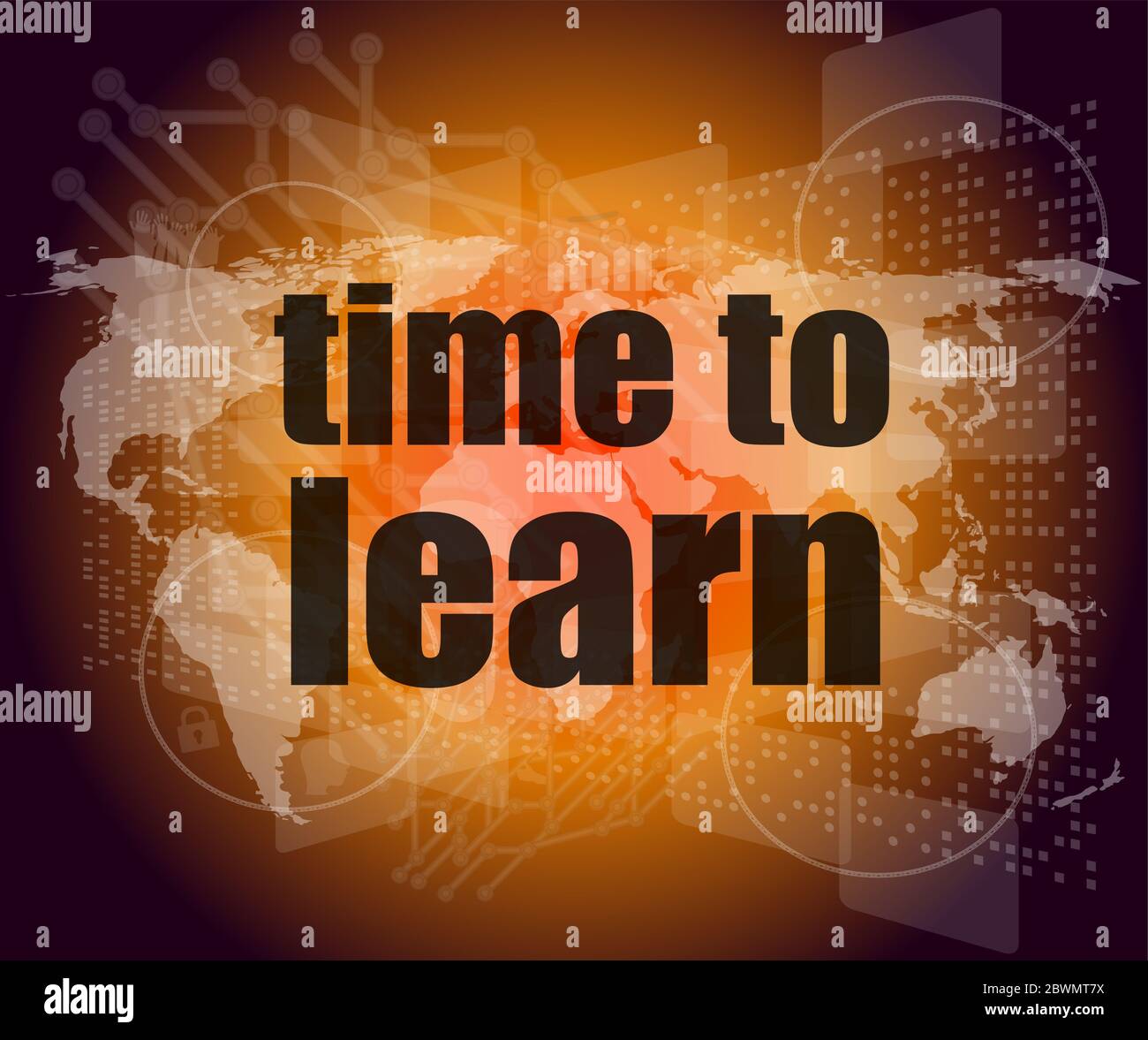 Illustration Of Touch Screen With Time To Learn Words Stock Photo Alamy illustration-of-touch-screen-with-time-to-learn-words-stock-photo-alamy