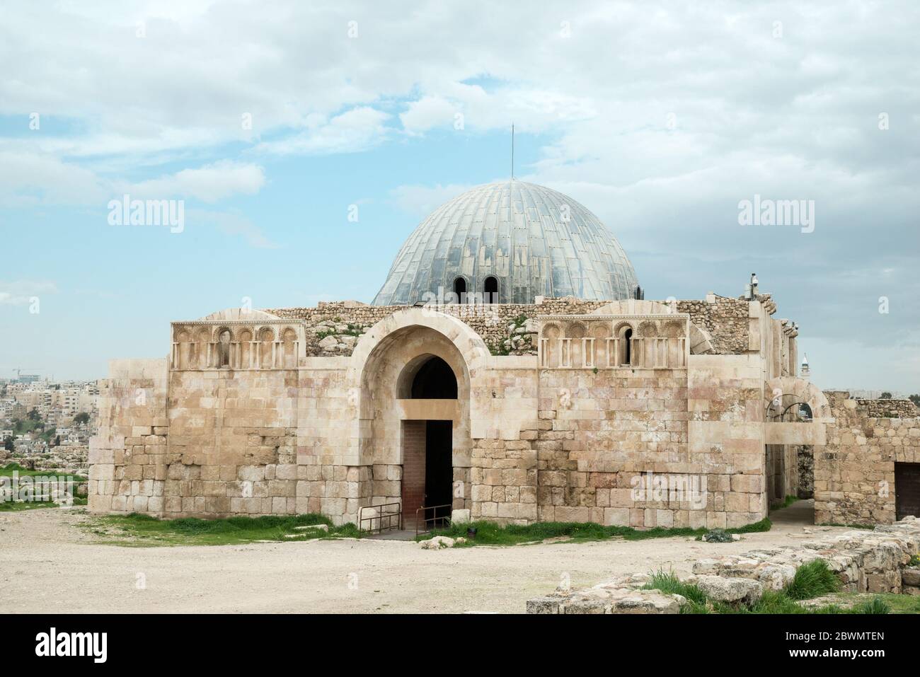 Umayyad Palace, Citadel Hill, Amman, Jordan Stock Photo - Alamy