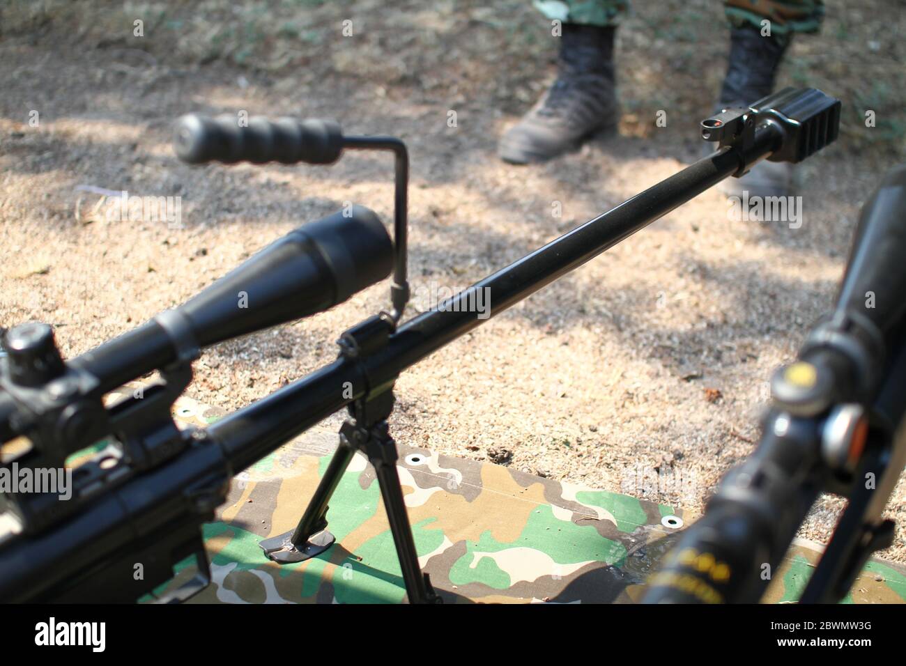 Weapons are shown to public as part during celebration Stock Photo - Alamy