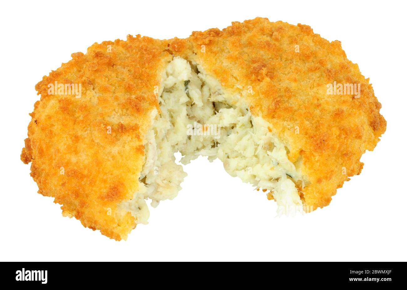 Breadcrumb fish cake hi-res stock photography and images - Alamy