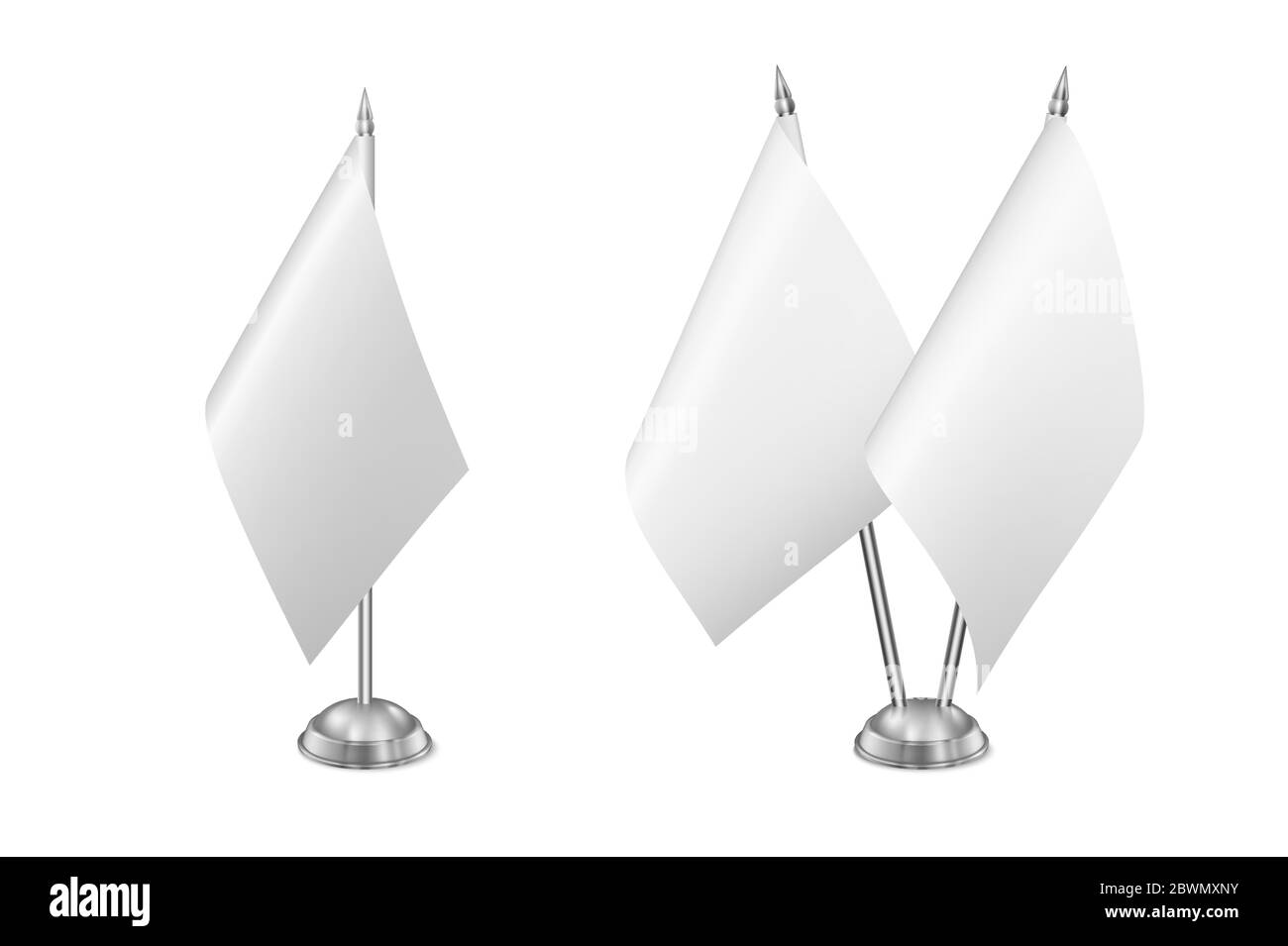 White small flags on Stock Vector Images - Alamy