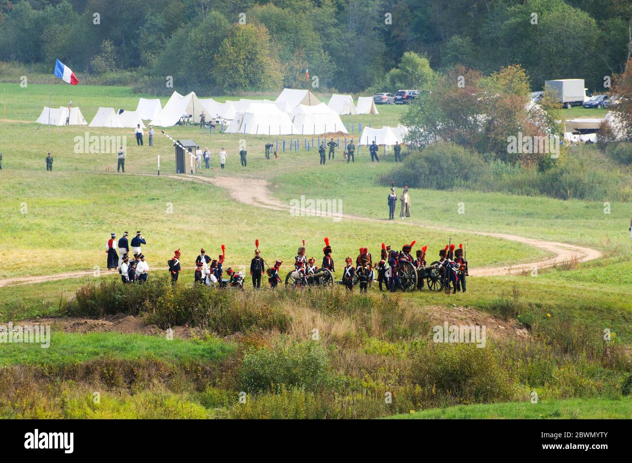 Battle of borodino redoubt hi-res stock photography and images - Alamy