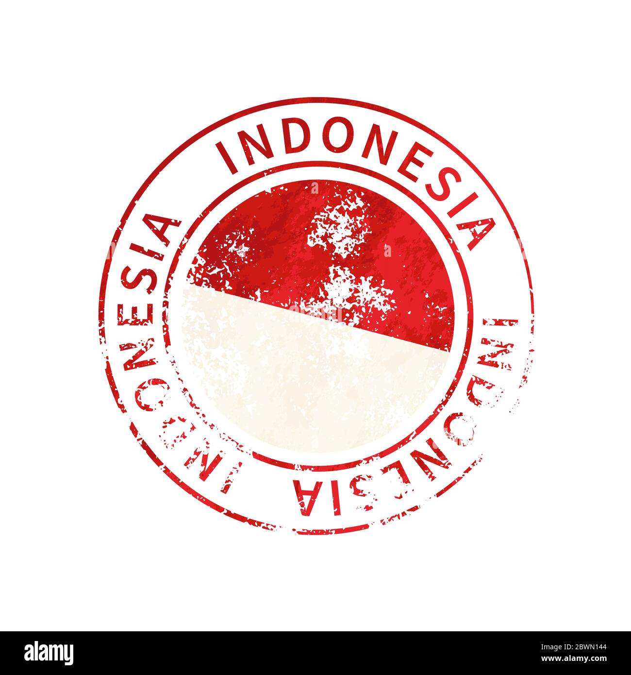 Indonesia map in round Stock Vector Images - Alamy