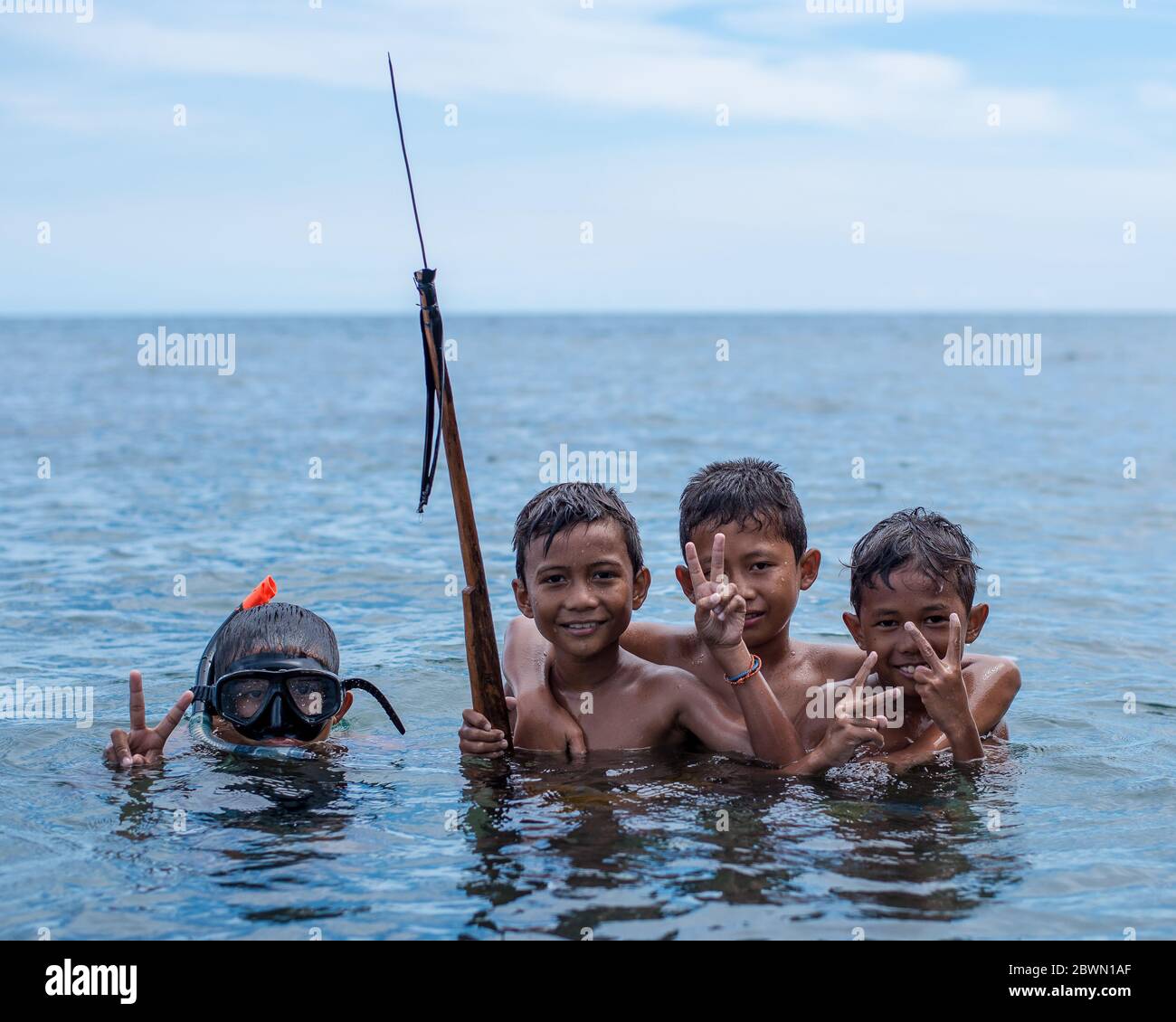Traditional spear fishing hi-res stock photography and images - Alamy