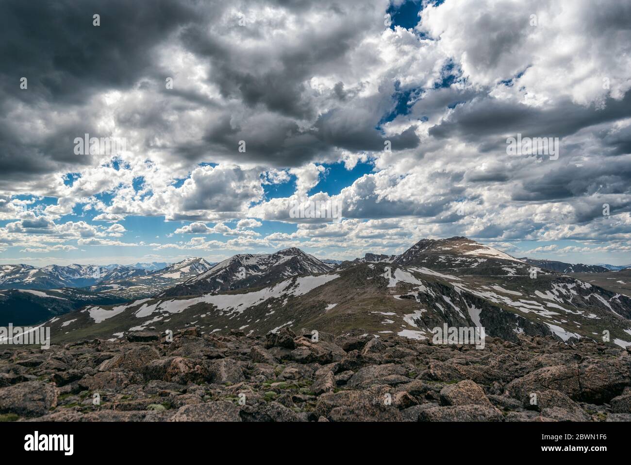 Mountain View in the Mount Evans Wilderness Stock Photo - Alamy