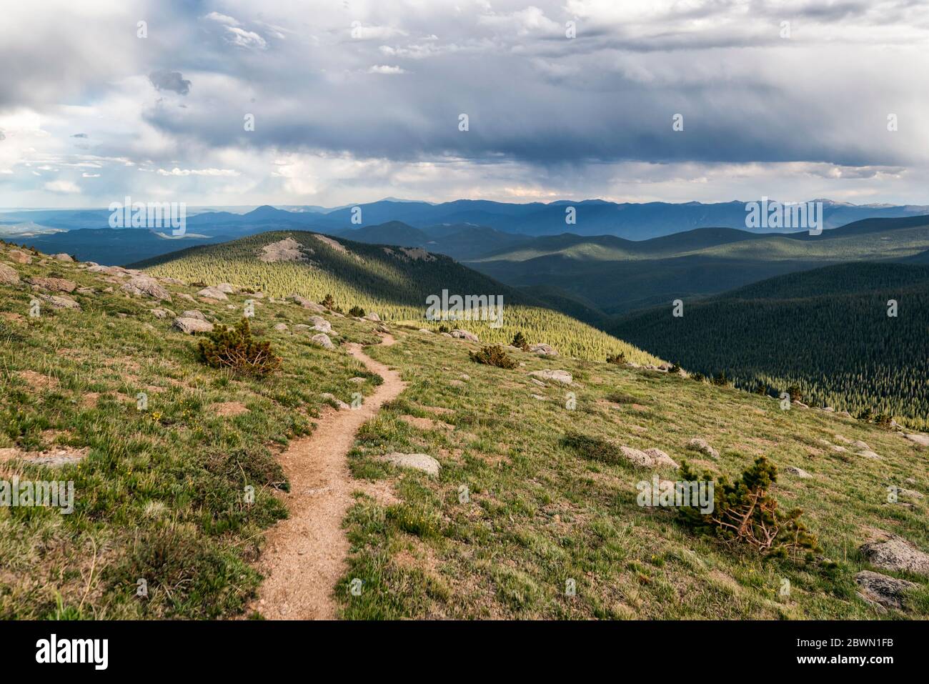 Landscape in the Mount Evans Wilderness Stock Photo - Alamy