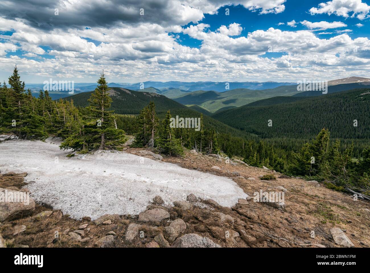 Landscape in the Mount Evans Wilderness Stock Photo - Alamy