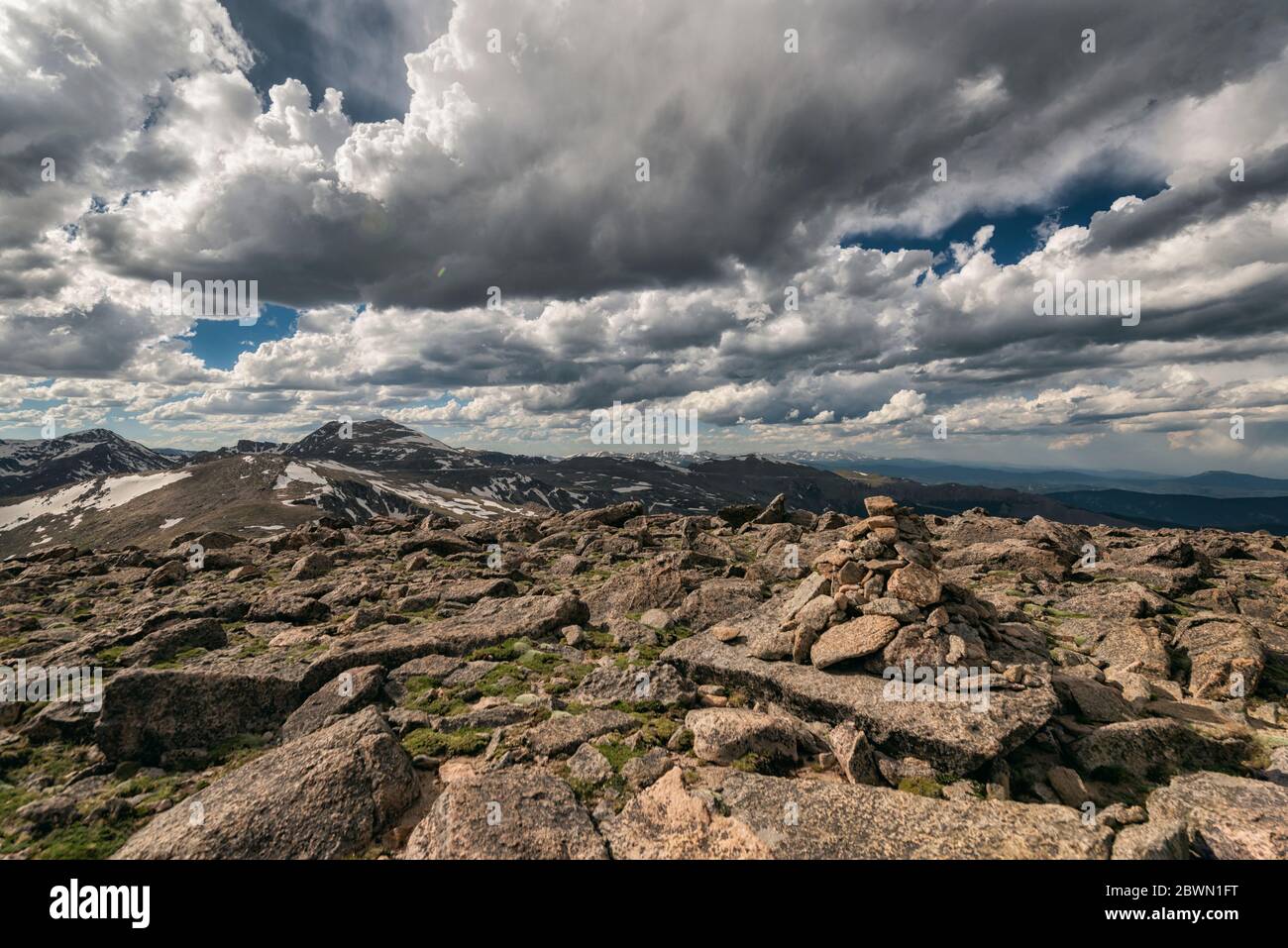Rugged Landscape in the Mount Evans Wilderness Stock Photo - Alamy