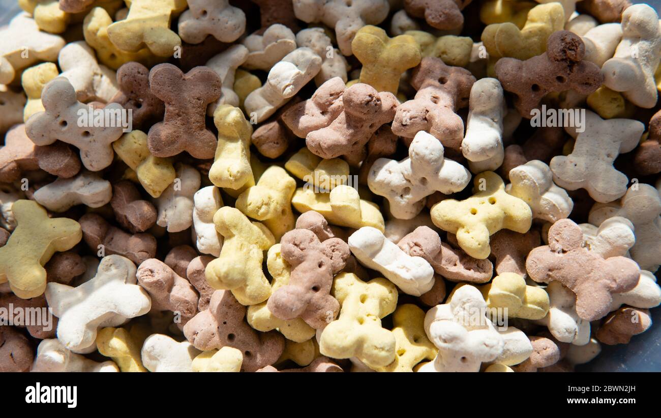 nutritional crackers for dogs close-up Stock Photo - Alamy