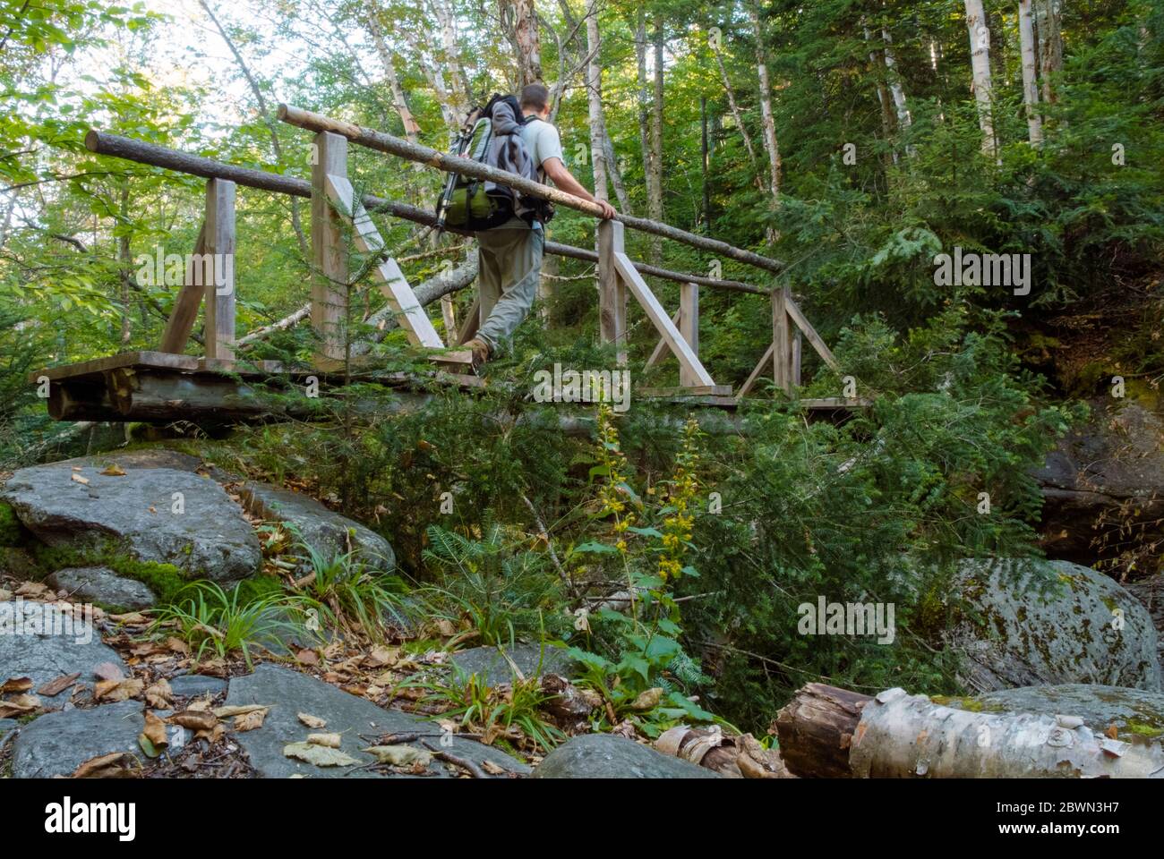 The Sanders Bridge along the Randolph Path in Low and Burbank's Grant ...