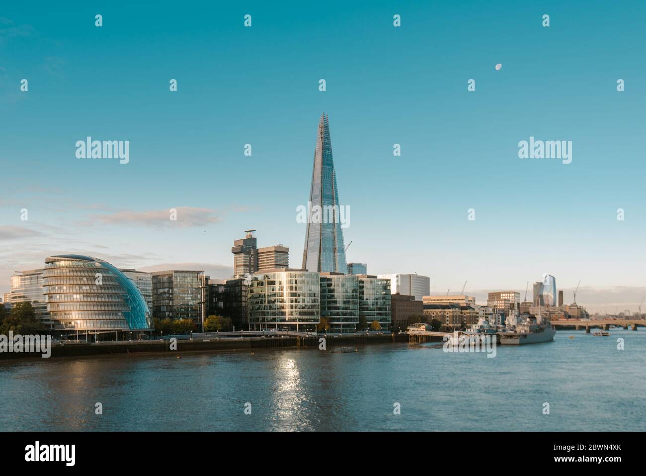 London, UK - October 17, 2019: View of the buildings in Southwark with ...