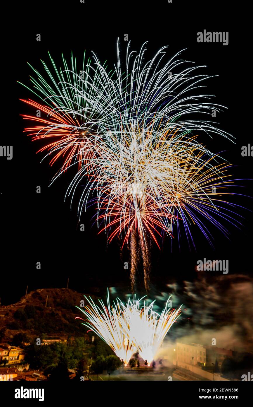Teenagers fireworks hi-res stock photography and images - Alamy