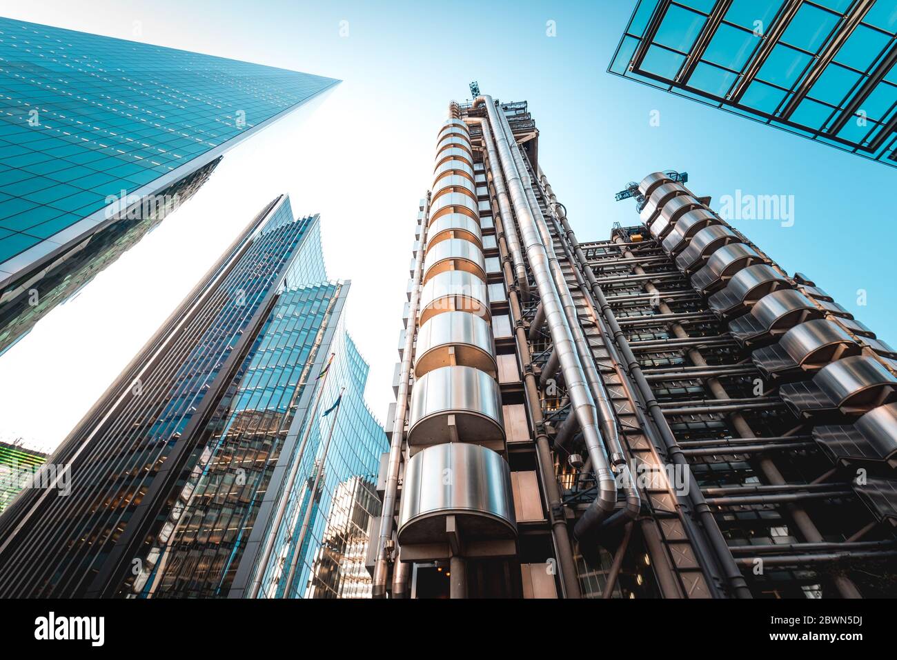 Modern Corporate Buildings and Skyscrapers in the City of London Stock ...