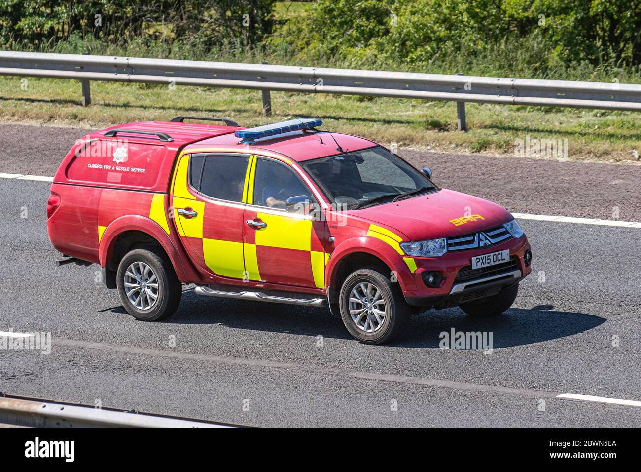 Cumbria Fire & Rescue service crew vehicles; Incident Support Vehicle ...